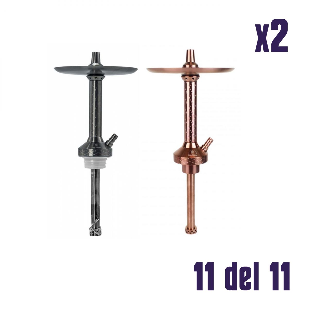 2 X MR SHISHA MINI KHALIFA (BASE NO INCLUIDA) - En La Nube Shop
