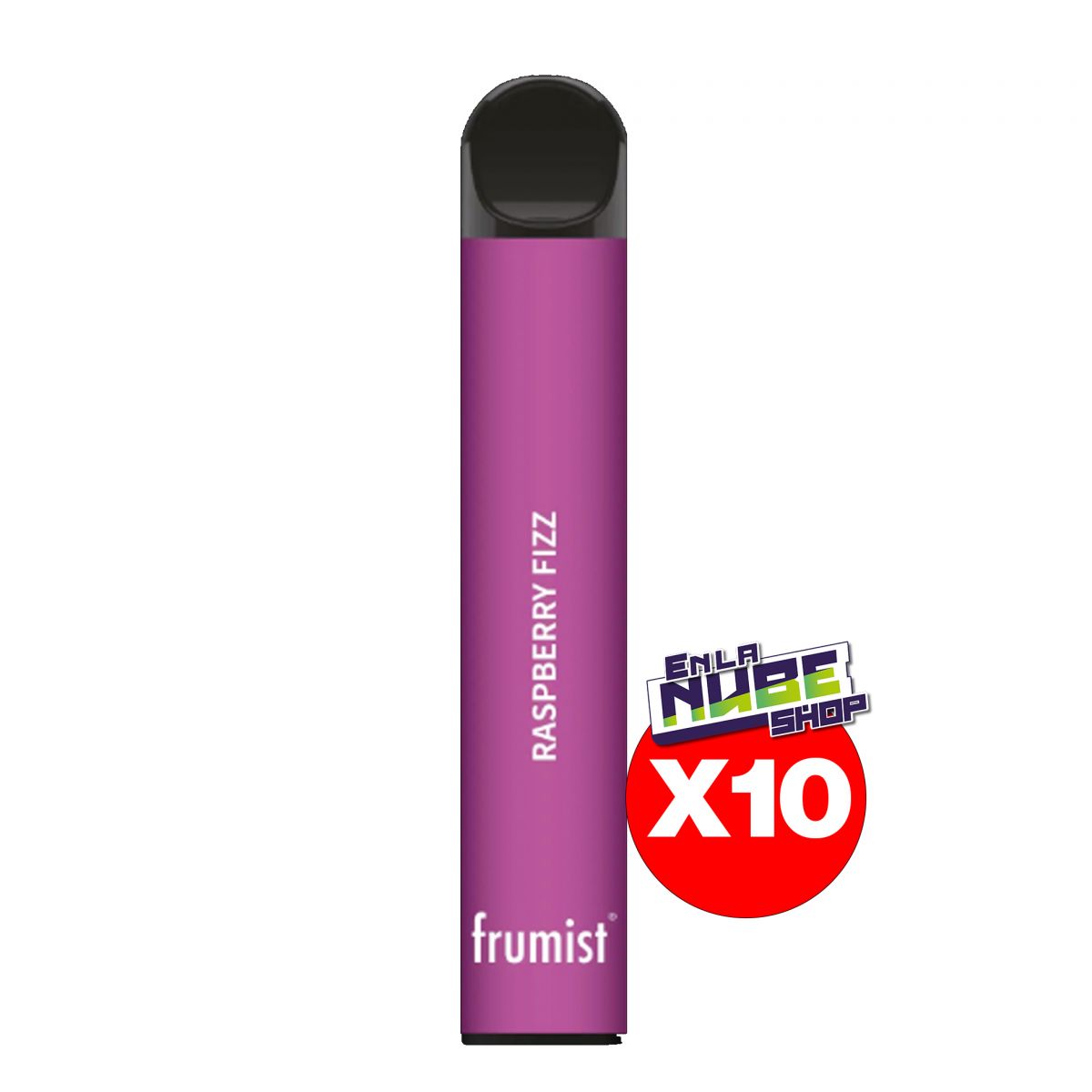 FRUMIST DISPOSABLE RASPBERRY FIZZ ZERO X10 0MG - En La Nube Shop