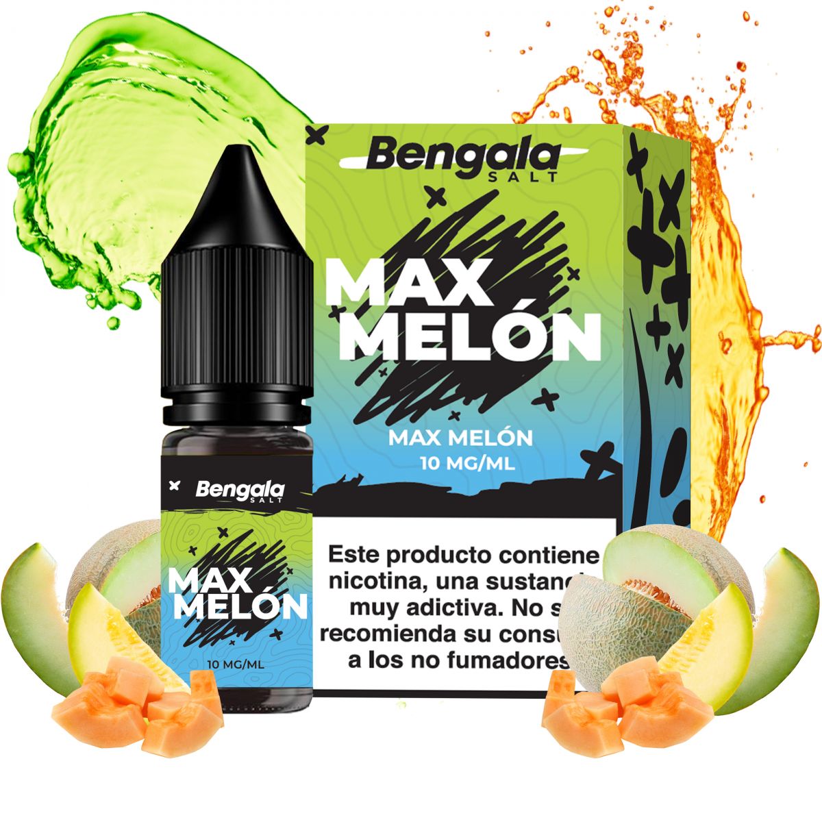 BENGALA SALT - MAX MELON 20MG 10ML - En La Nube Shop