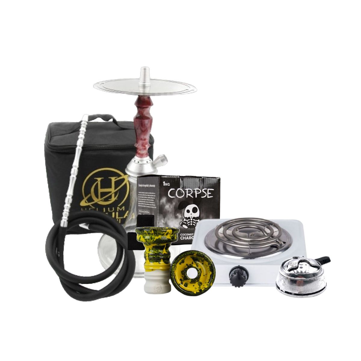 PACK HELIUM NEBULA MINI SILVER/RED - En La Nube Shop