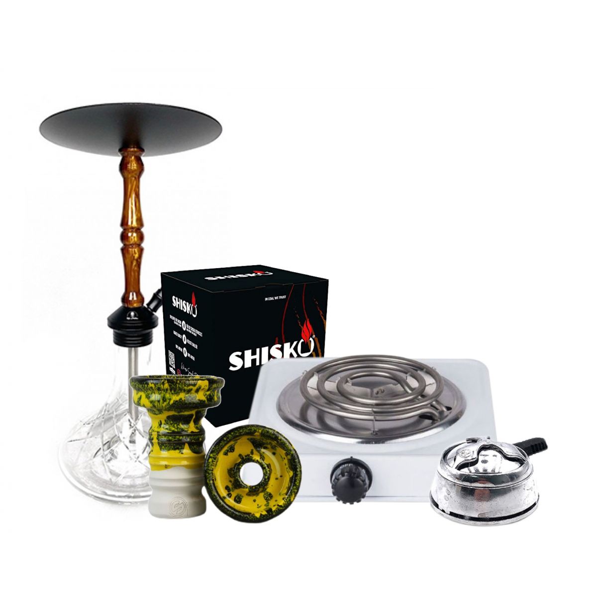 PACK MR.SHISHA MEGATRON BLACK MATTE RESIN - En La Nube Shop